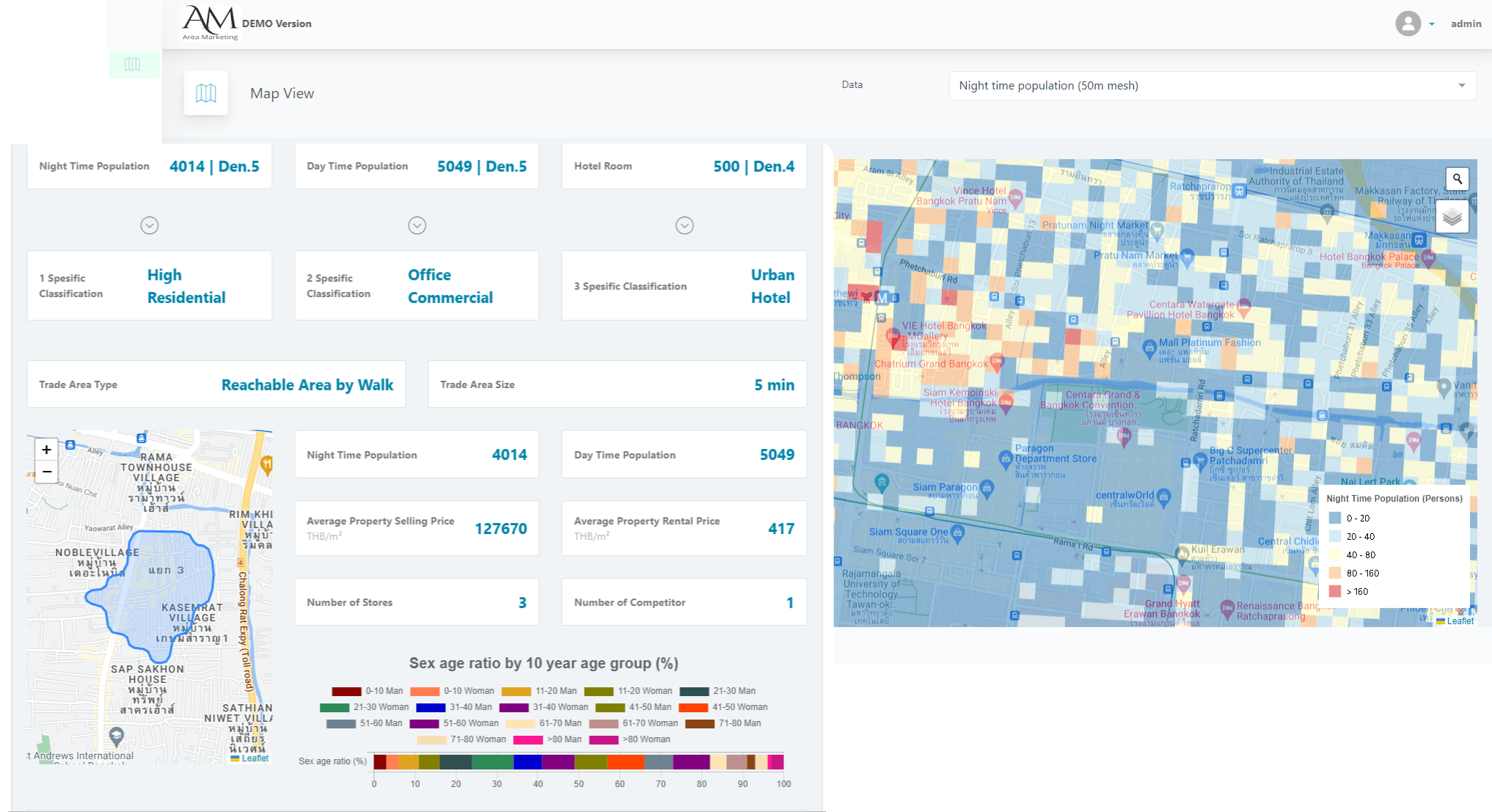 NSI - Geo-Marketing Application